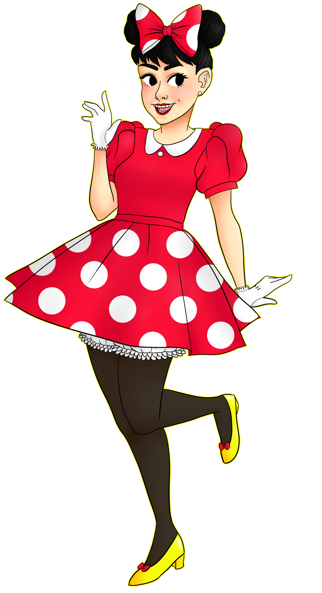 i wanted to draw minnie mouse as a human (or - #104149123 added by ...