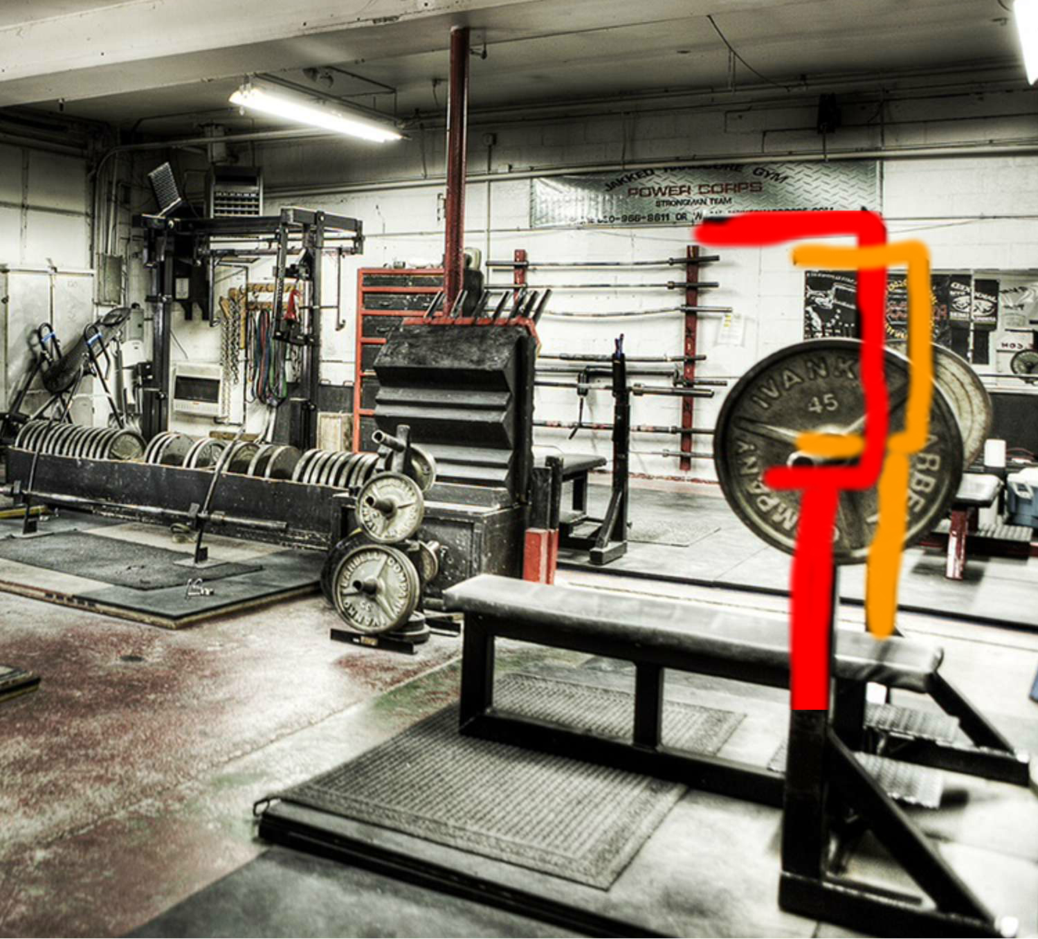 Like the bench is on the left, but the barbell - #136243520 added by ...