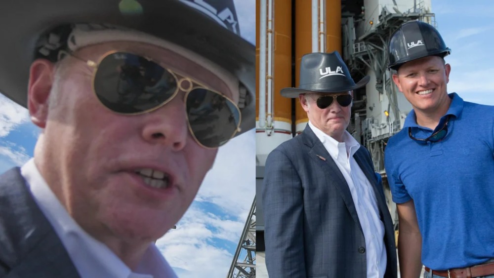 United Launch Alliance's (ULA) CEO Tony Bruno wears a custom ...