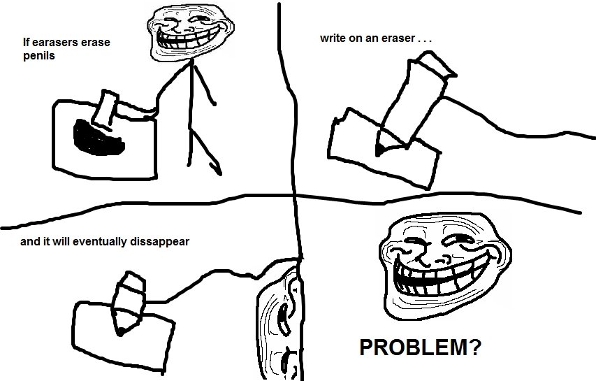 Make a pencil disappear