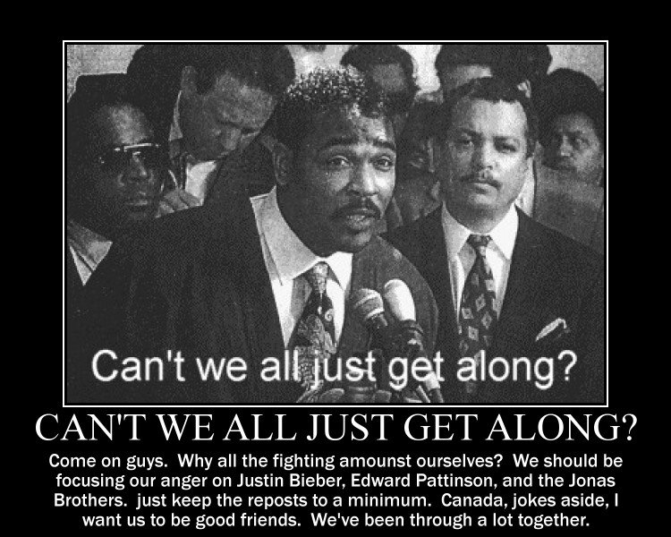 Can't we all just get along?