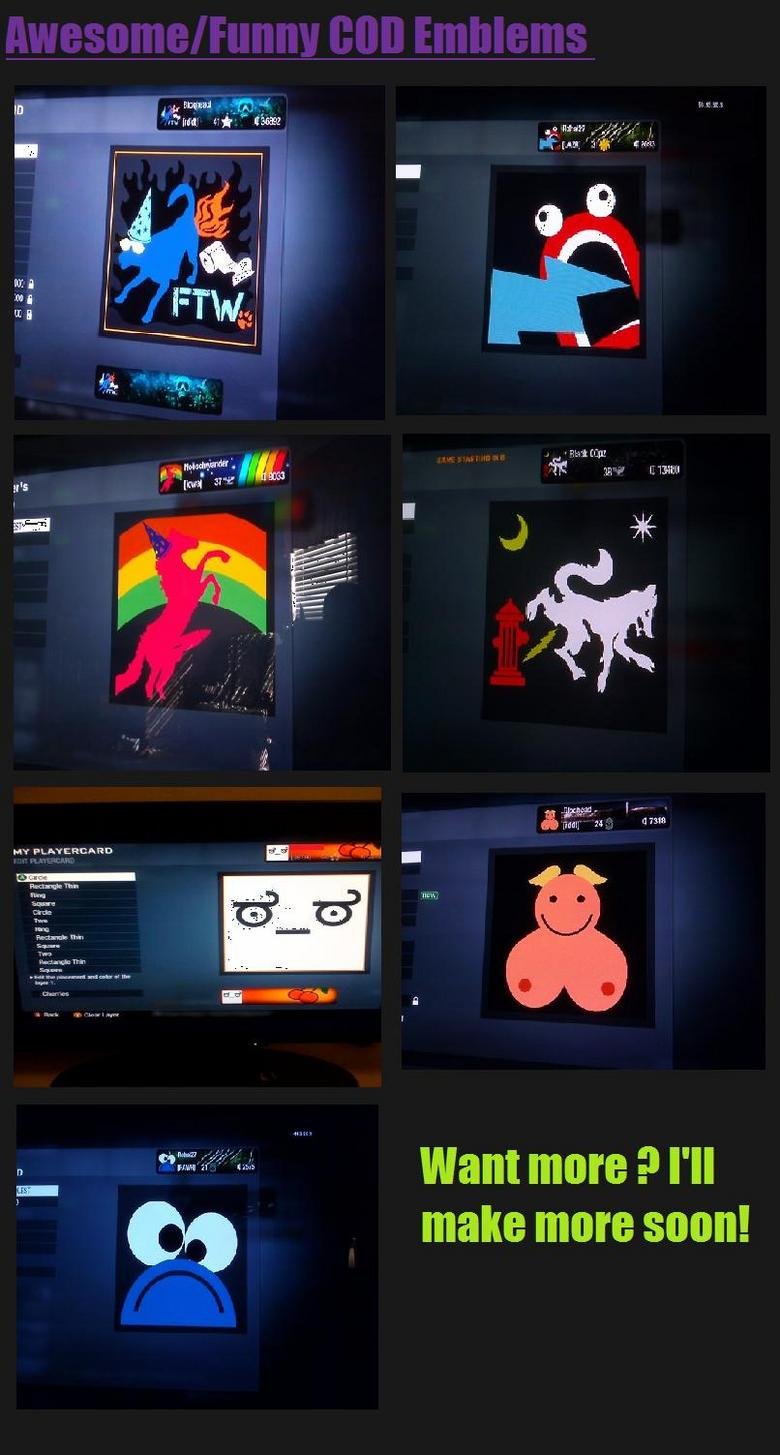 COD emblems!