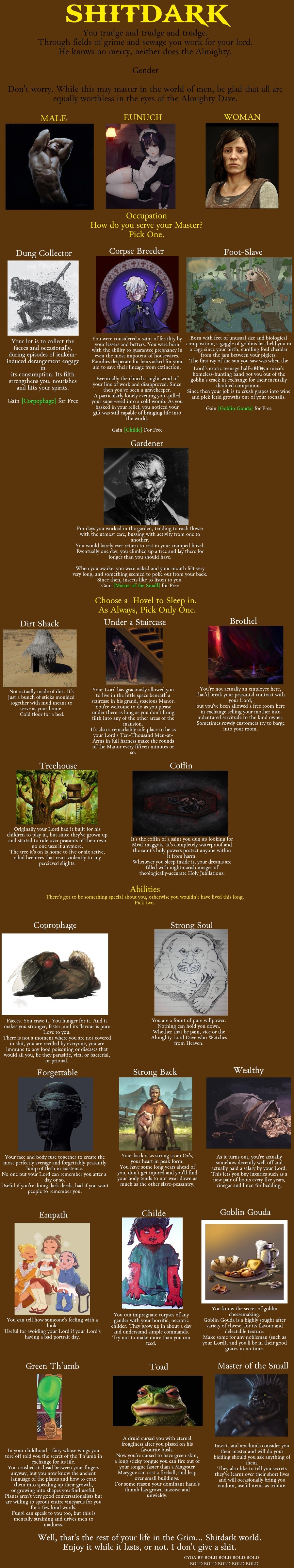 cyoa: cyoa: Create Your Own Adventures!