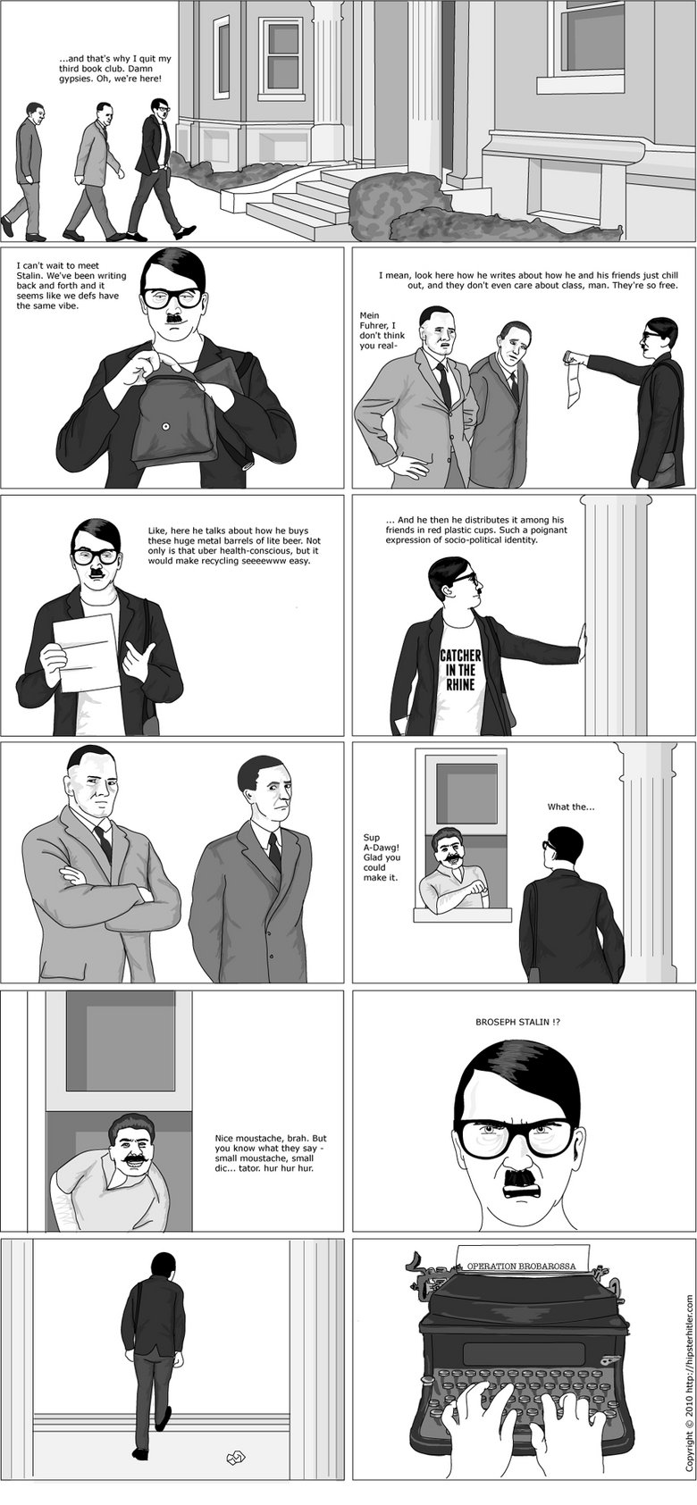 hipster ****** meets broseph stalin