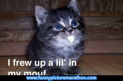 I Frew Up A Lil' In My Mouf