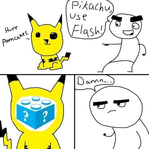 Pikachu use flash
