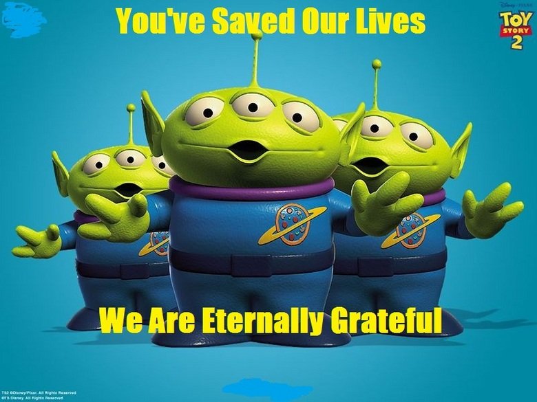 We Are Eternally Grateful
